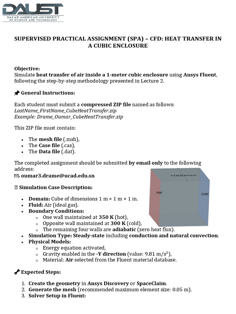 Assignment 1 - Heat Transfer | PDF