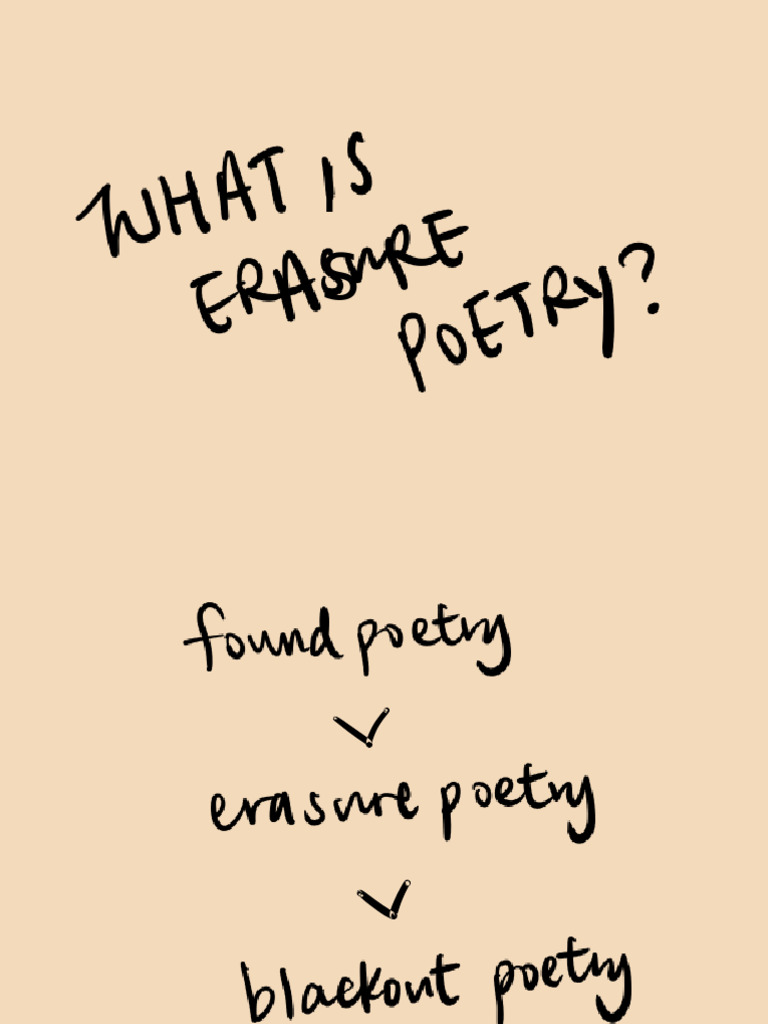 Introduction To Erasure Poetry Workshop | PDF