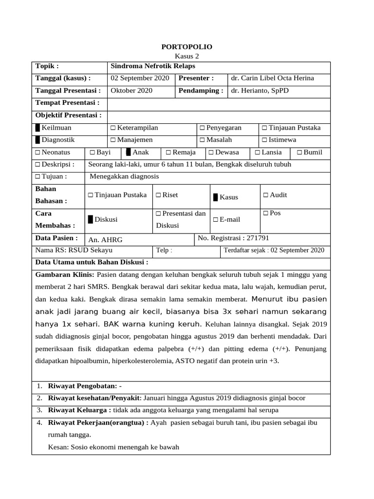 Contoh Portof 1 Iship | PDF