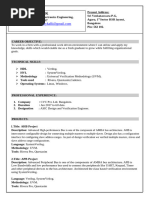 Manoj Resume CV | PDF