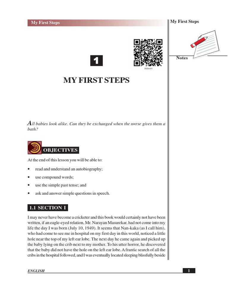 My First Steps | PDF | Noise | Word