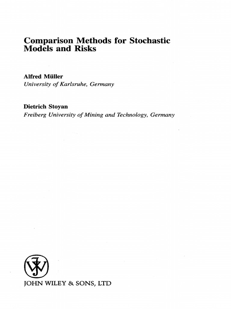 Stochastic Model Comparison Methods | PDF | Stochastic Process | Markov ...