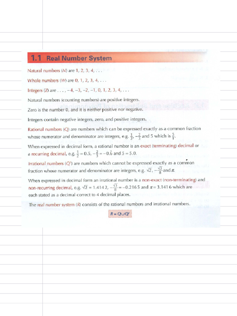 Numbers, Polynomials, Remainder Theorem | PDF
