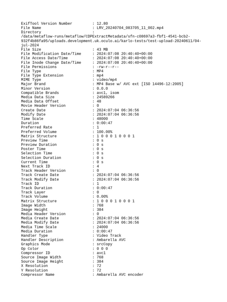 Exif | PDF | Video | Data Compression