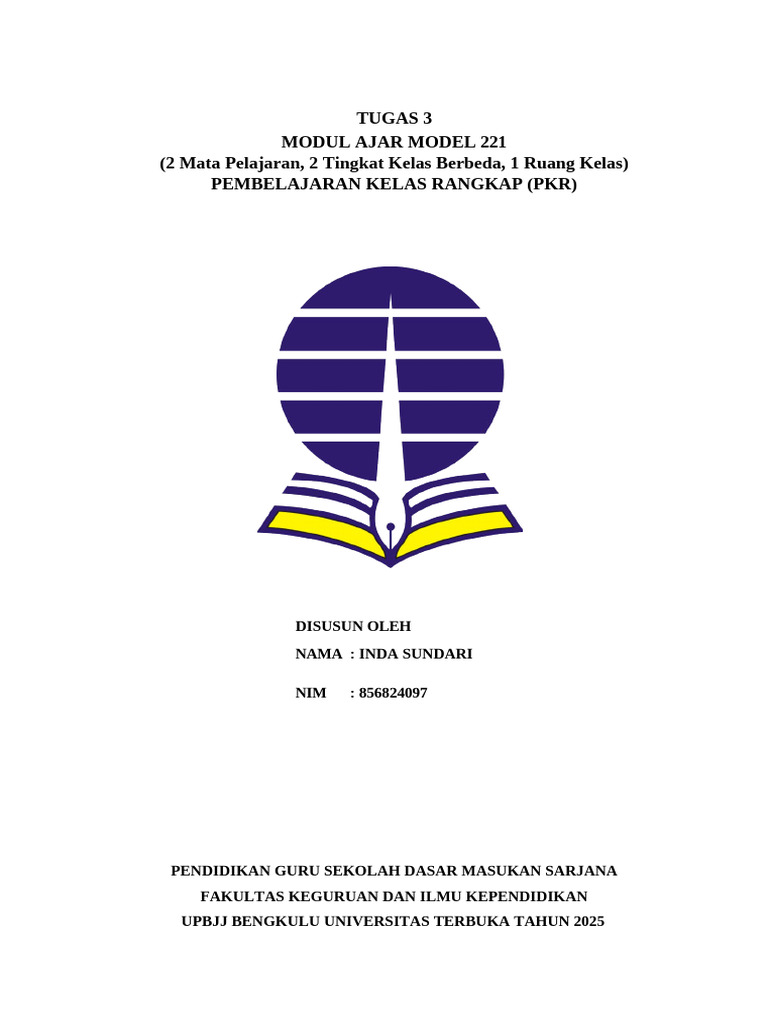 Modul Ajar PKR Tugas 3 | PDF