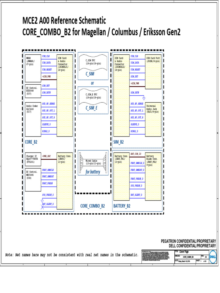 Core Combo b2 A00 Schematic | PDF | Computing | Computer Hardware