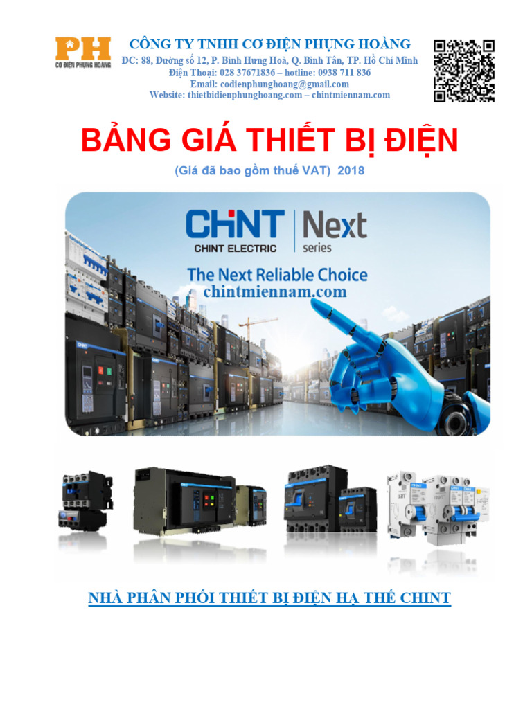 Bảng Giá Chint 2018 | PDF