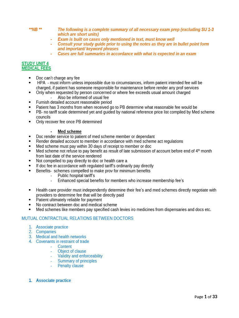 LCR4802-complete Study Units 4-9 and Case Summaries | PDF | Informed Consent | Organ Transplantation