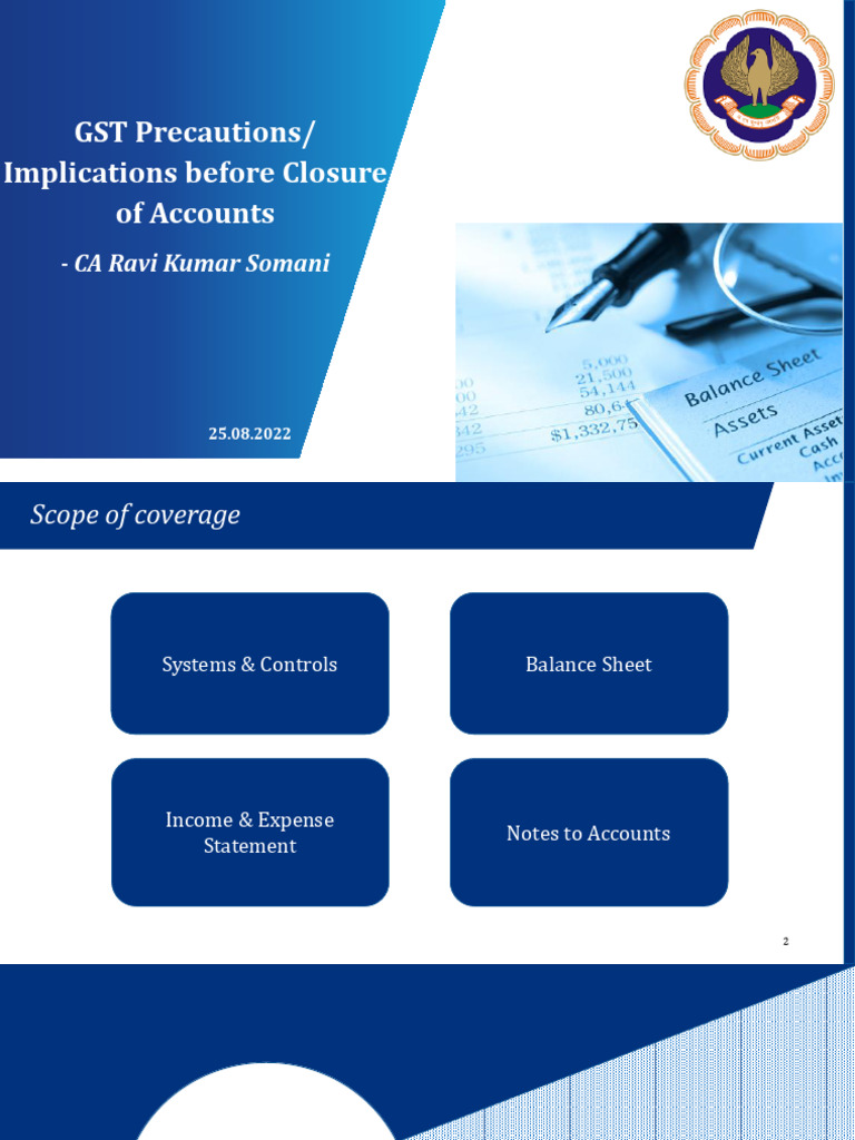 GST Compliance Before Account Closure | PDF | Taxes | Value Added Tax