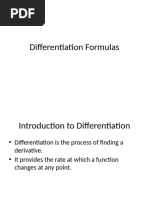 Differentiation Rules Cheat Sheet | PDF