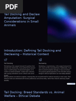 Canine and Feline Tail Amputation: Clinical Techniques | PDF | Surgery ...
