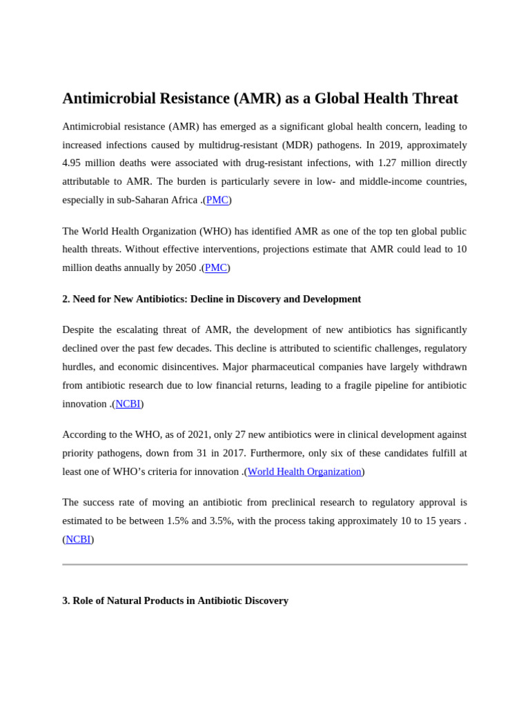 Antimicrobial Resistance | PDF | Antimicrobial Resistance | Antimicrobial