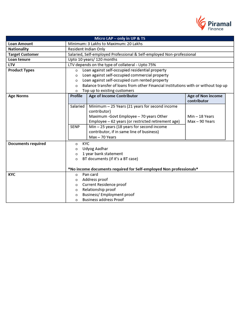 Micro LAP - One Pager Final | PDF