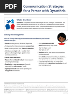 Dysarthria Words | PDF