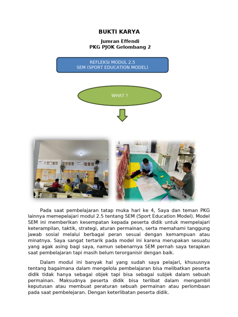 Bukti Karya (Jumran Effendi) | PDF