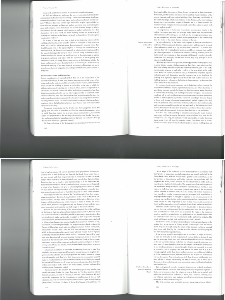 1 Durand J N L 1802 1805 Section Three Forms and Proportions | PDF ...