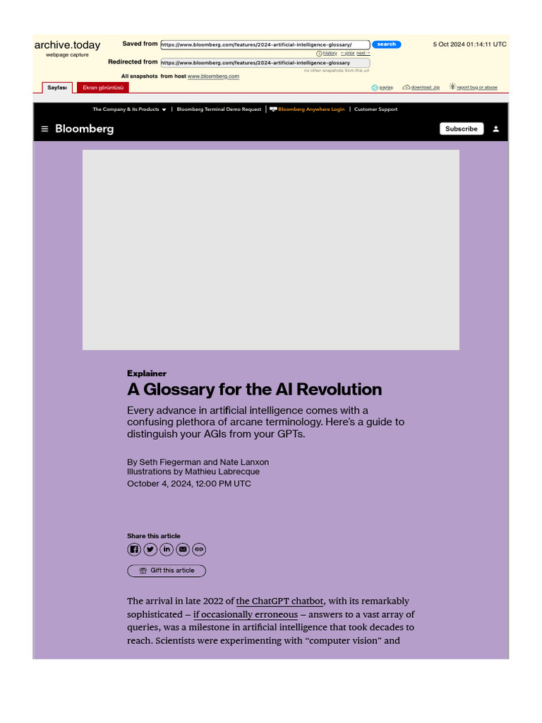 AI Glossary - A-Z of Artificial Intelligence Terms To Know | PDF ...