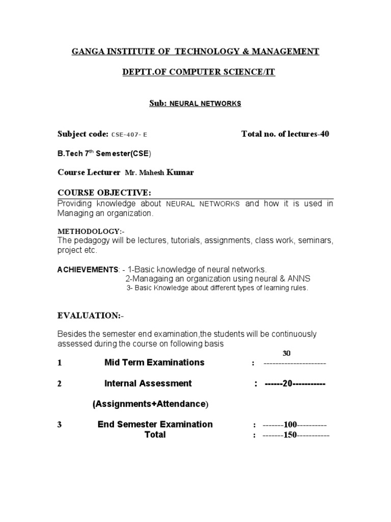 Neural Networks | PDF | Artificial Neural Network | Cognitive Neuroscience