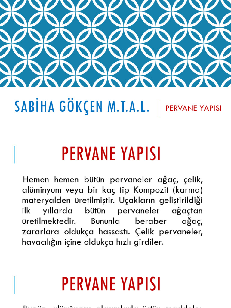 Pervane Yapısı | PDF