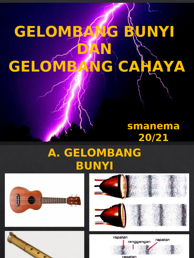 Gelombang Bunyi Dan Cahaya | PDF
