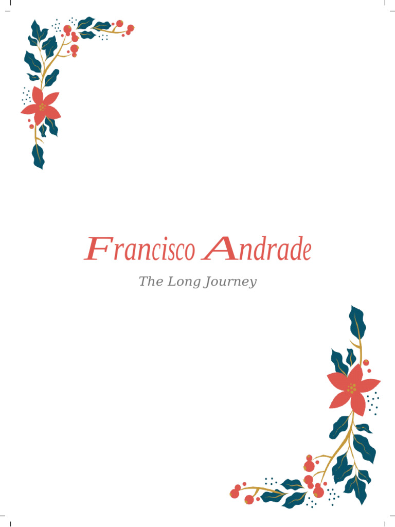 Navy and Red Floral Happy Wedding Invitation Notebook | PDF