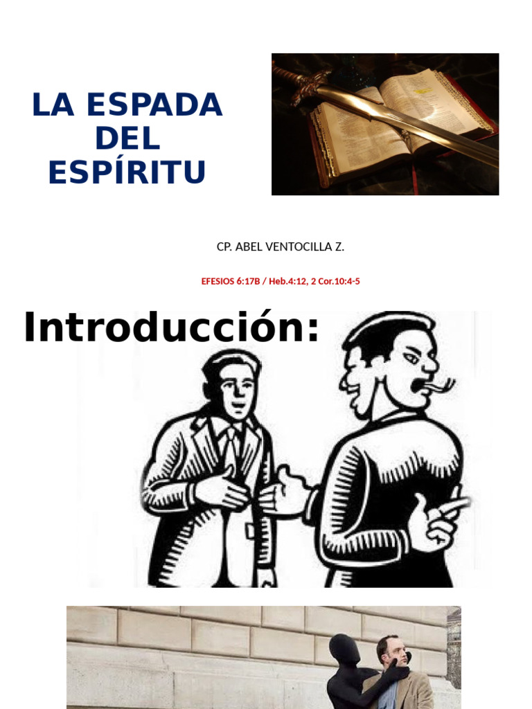 La Espada Del Espiritu - Efesios 6.17 | PDF | Contenido bíblico | Teología