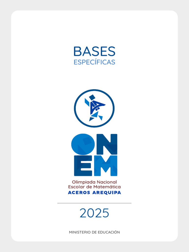 Bases de Onem 2025 | PDF