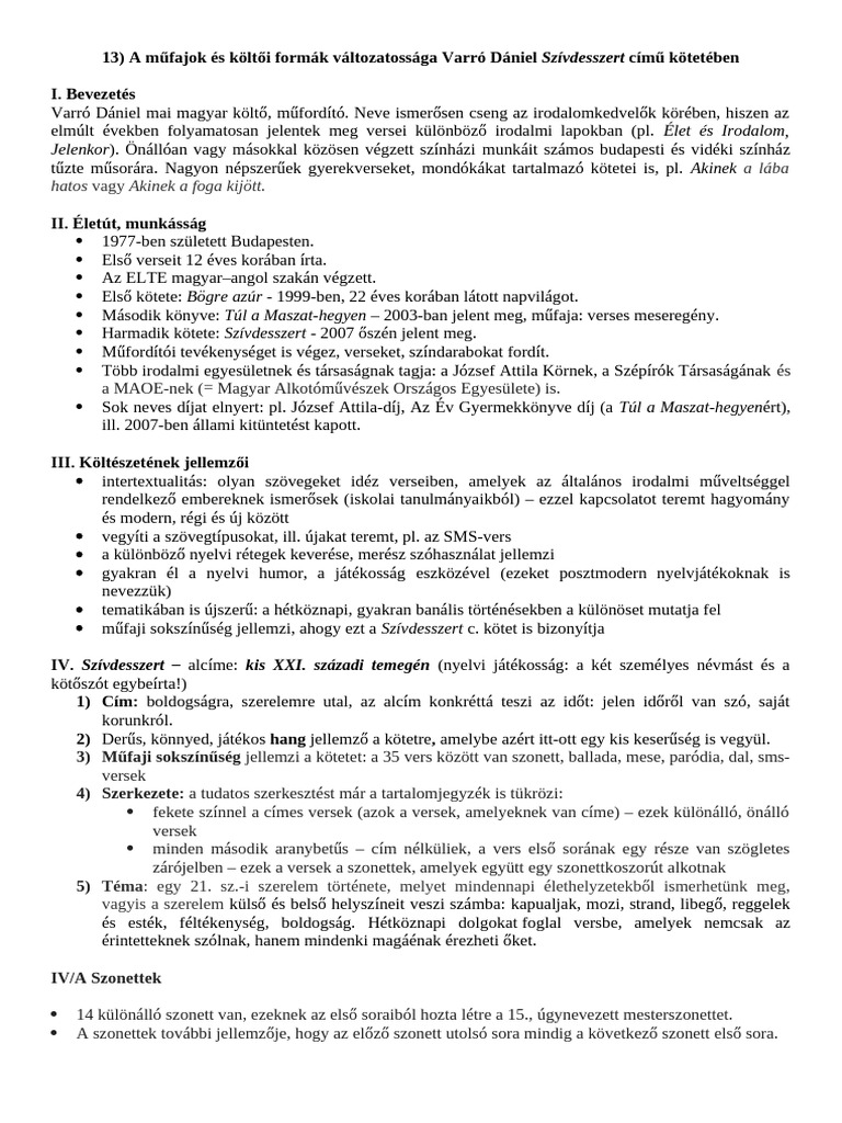 Varró Dániel | PDF