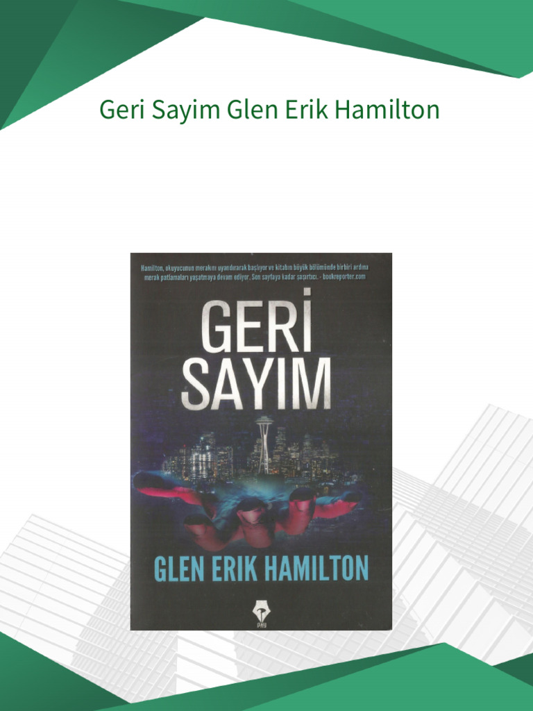 Geri Sayim Glen Erik Hamilton Instant Download | PDF