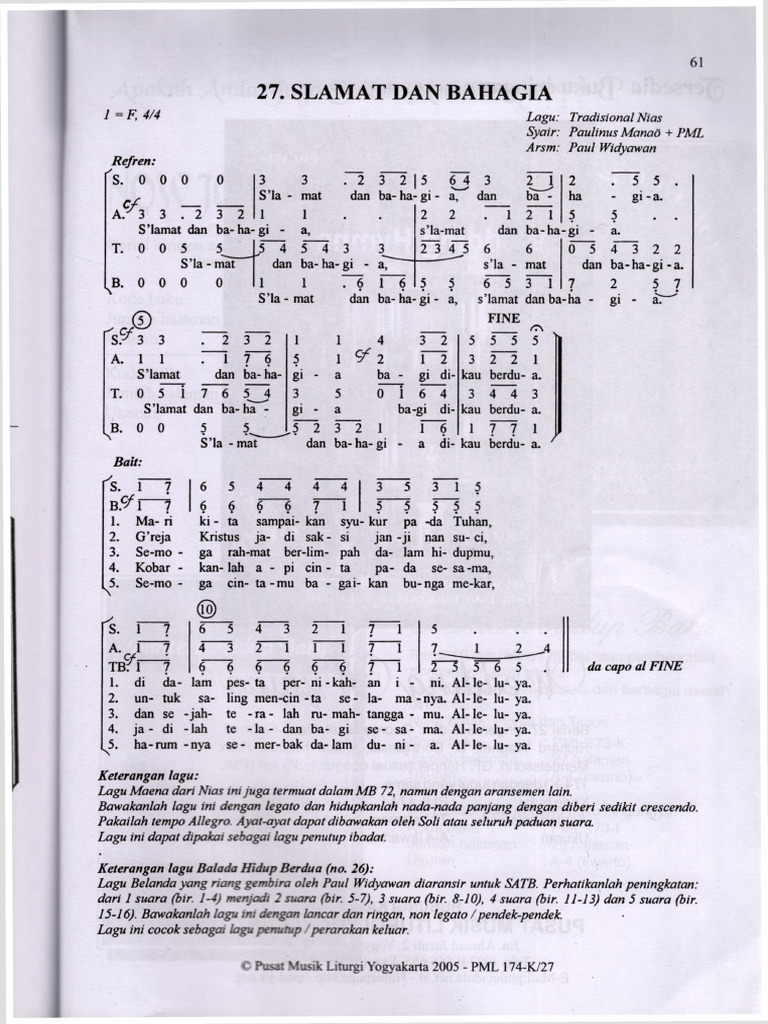 Slamat Dan Bahagia | PDF