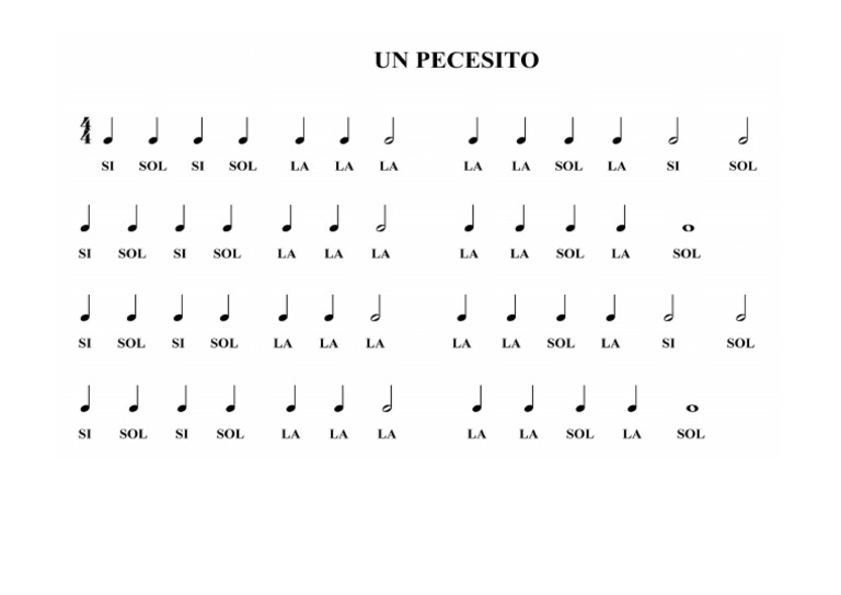 Un Pecesito | PDF