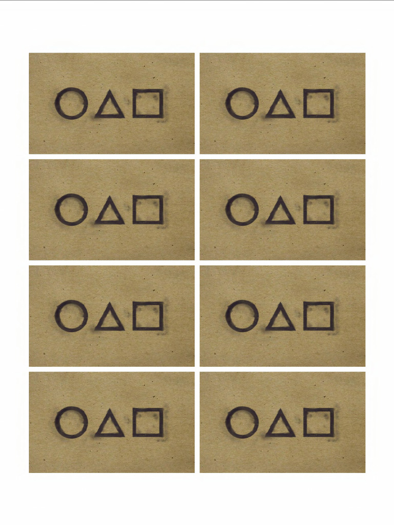 Squid Game Invitation Card | PDF