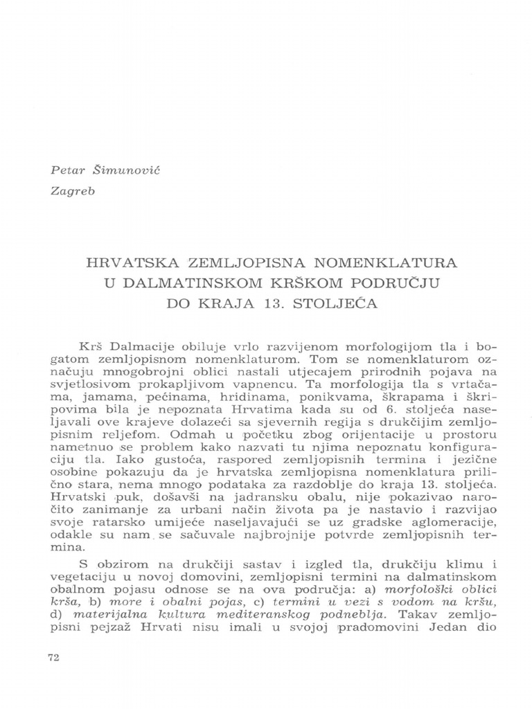Hrvatsko Krško Nazivlje - P - SIMUNOVIC - 1971 | PDF