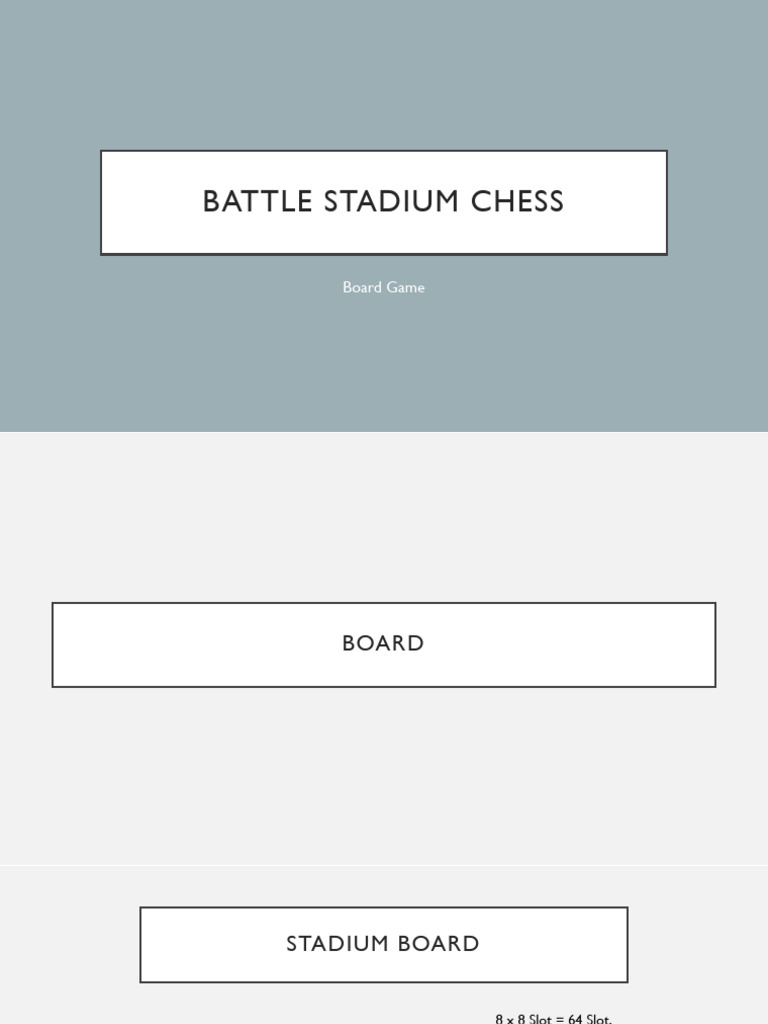Battle Stadium Chess | PDF