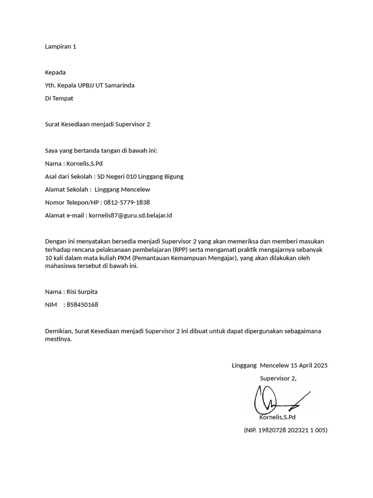 Lampiran 1 Dan 2 | PDF