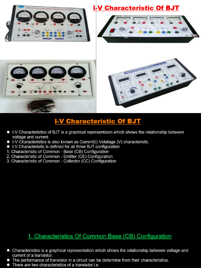 Lec-10,11,12 BJT Characteristics - 28713956 - 2025 - 04 - 26 - 09 - 01 | PDF