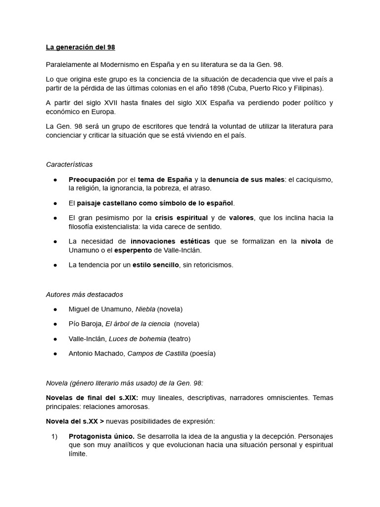 Castellano 3r Trimestre | PDF | Vanguardia