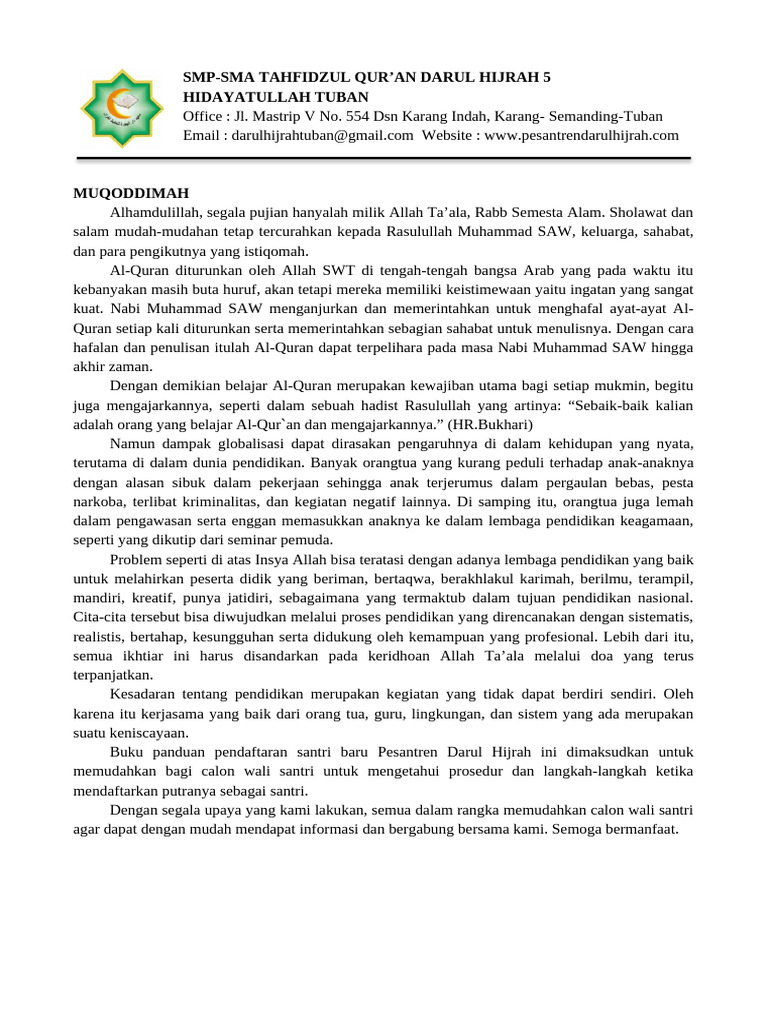 Panduan PPDB DH 5 TH 2025-2026 | PDF
