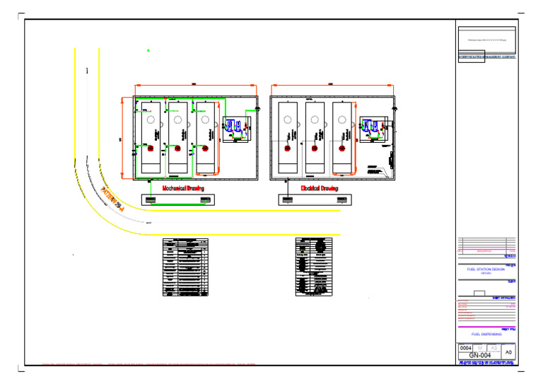 Fuel storage tank layout with Electrical design | PDF | Printing | Software
