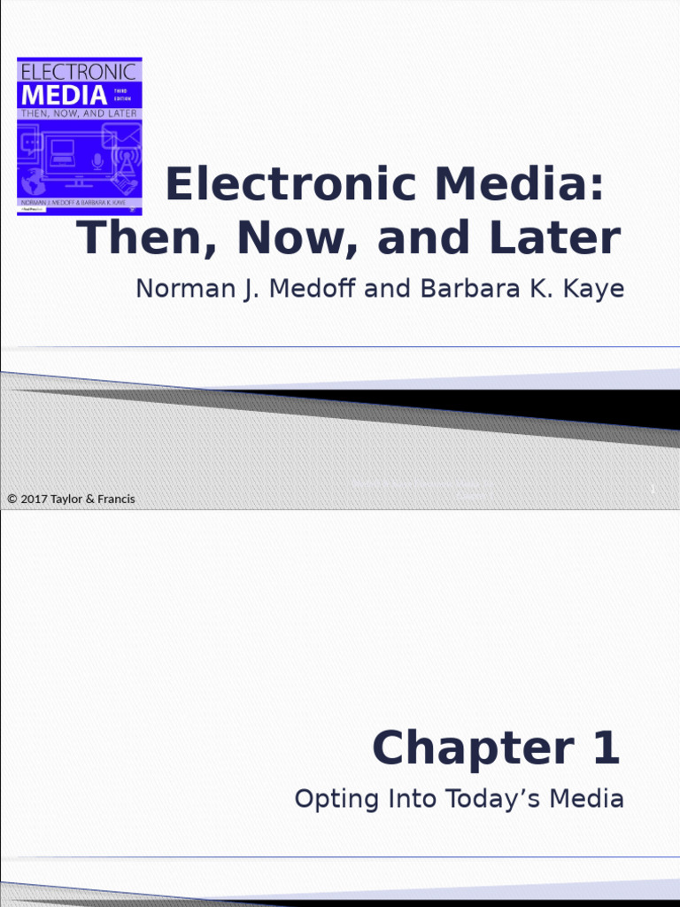 CHAPTER01 Electronic Media 3e PPT Slides | PDF | Digital Television | In Band On Channel