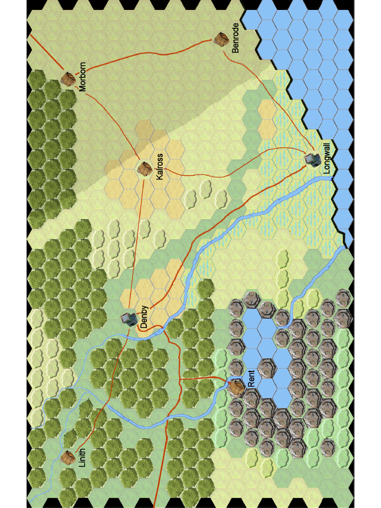 Region of Longwall - Hex Map | PDF