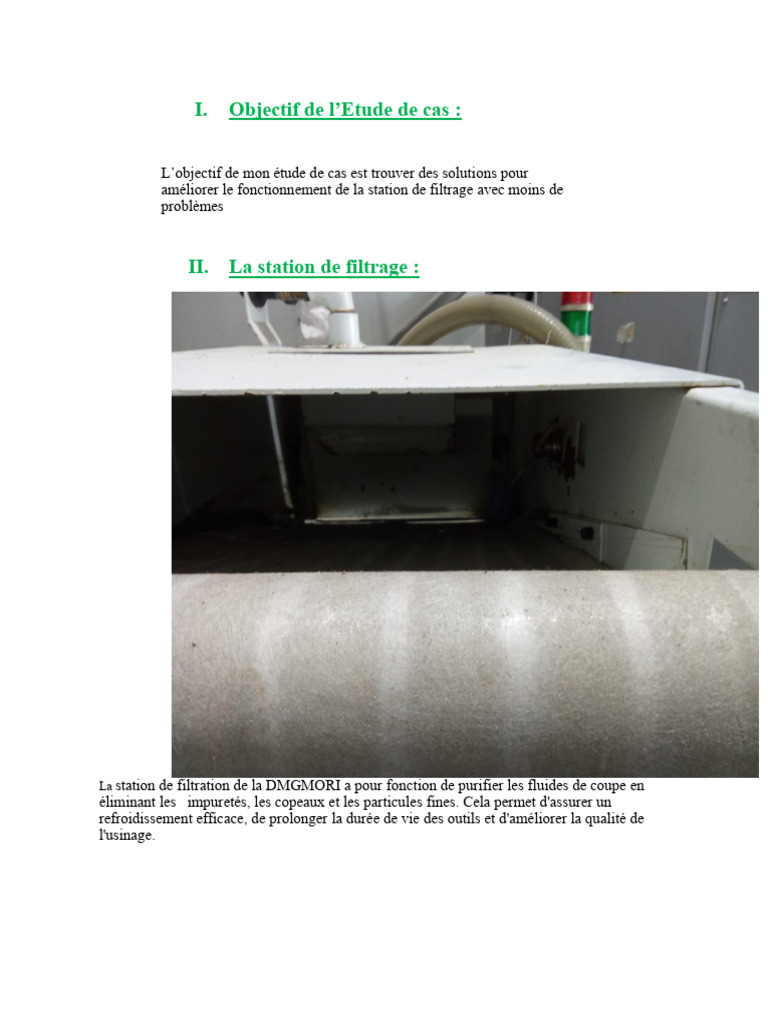 Amélioration de la station de filtrage | PDF