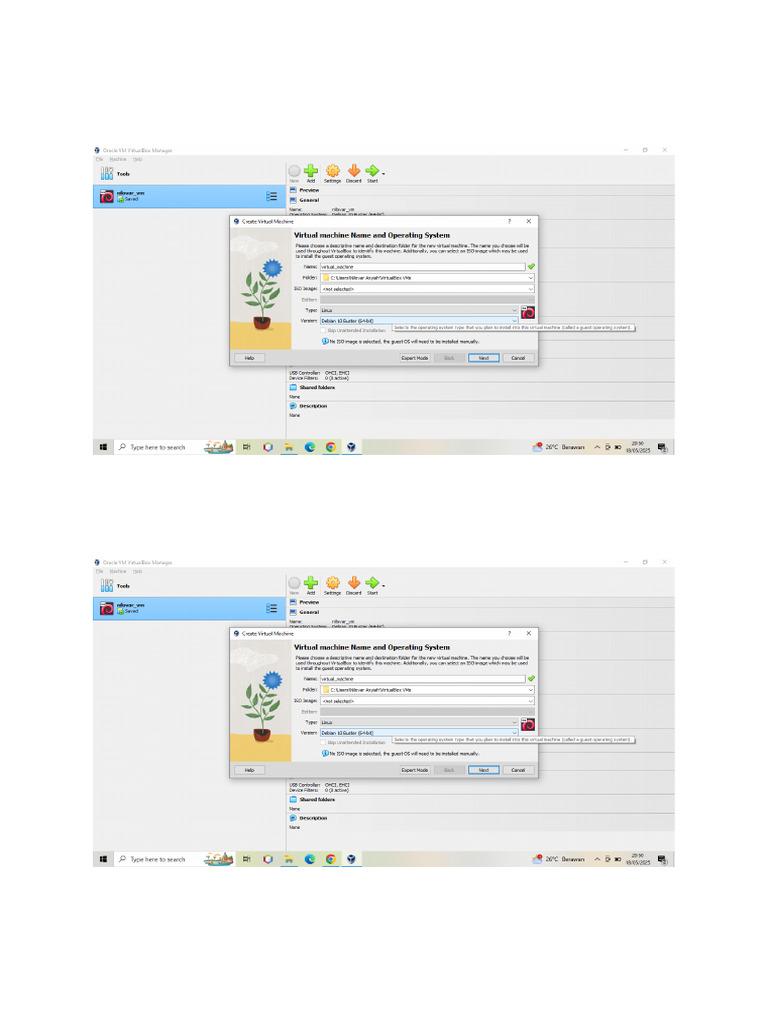 VM - Part 1 (Install Virtual Box-Setting VB-instalasi Debian) | PDF
