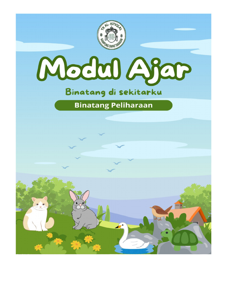 Modul Ajar Binatang Peliharaan TK 2024 | PDF