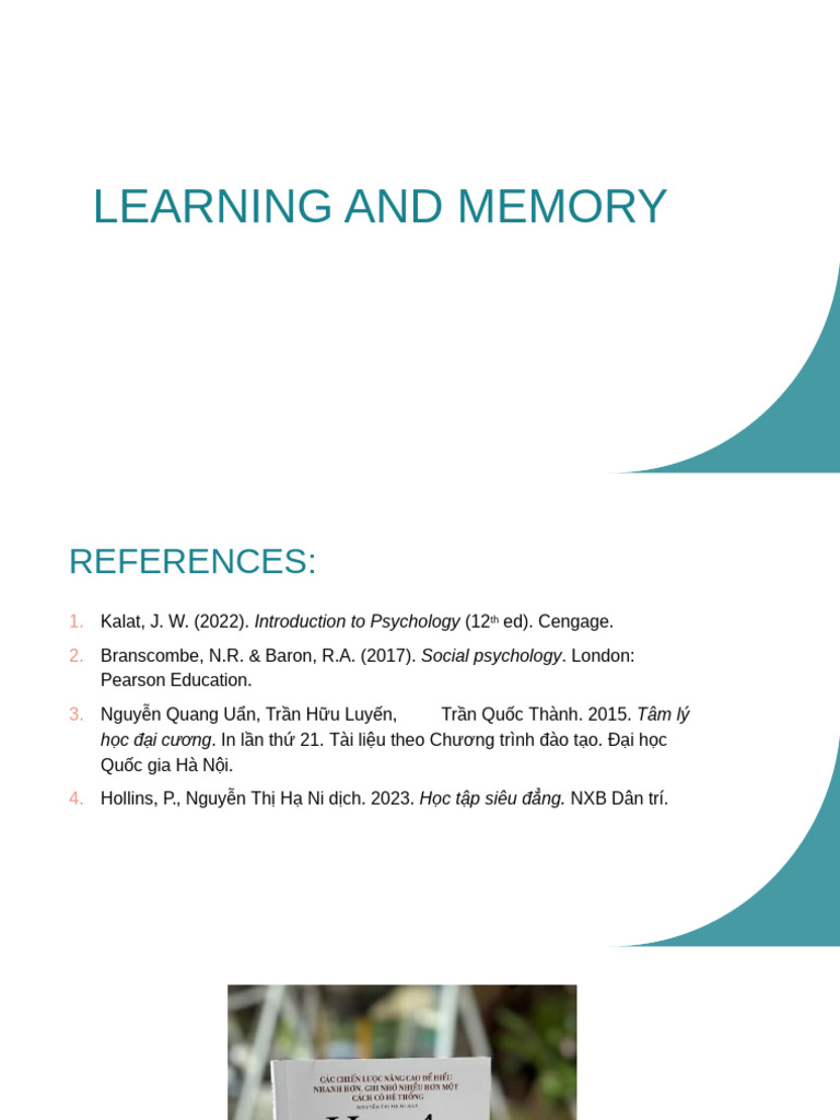 Ch03 - Learning and Memory | PDF | Learning | Reinforcement