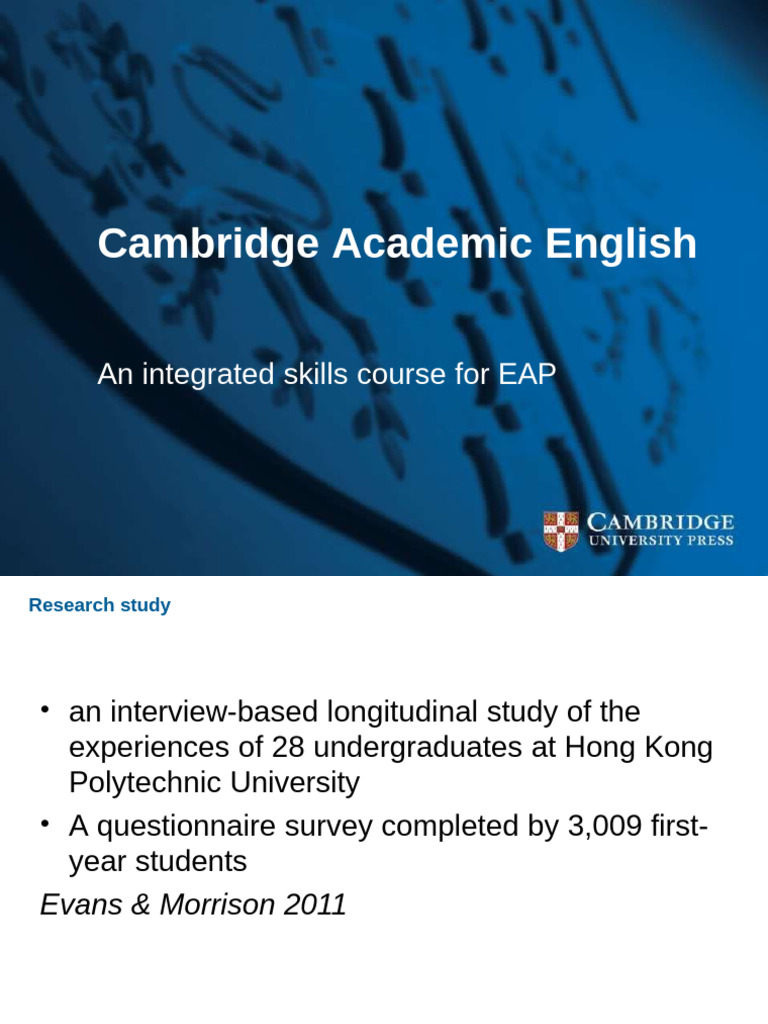Cambridge Academic English EAP Course Insights | PDF | English Language ...