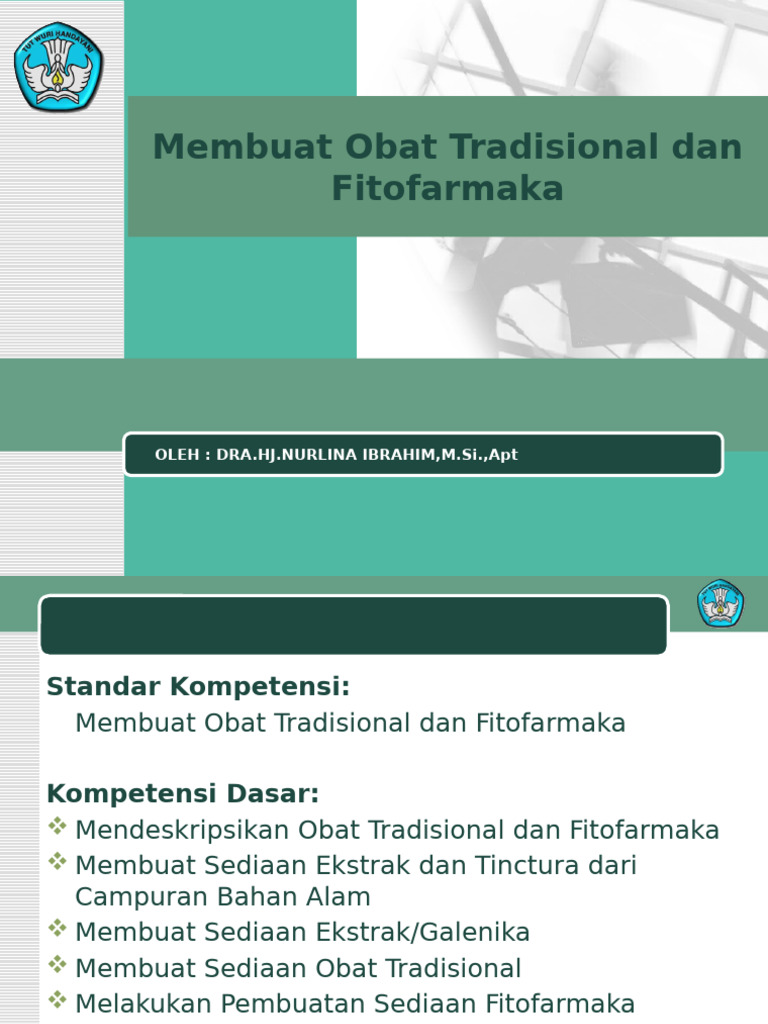 6 Membuat Obat Tradisional Dan Fitofarmaka | PDF