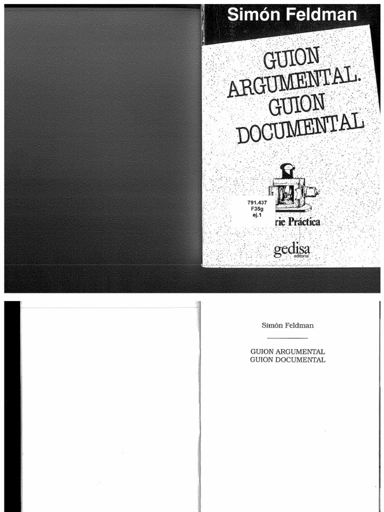 Guion Argumental Guion Documental 1990 S | PDF