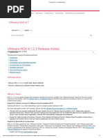 VMware NSX/NSX-T Version History | PDF | Computing | Software