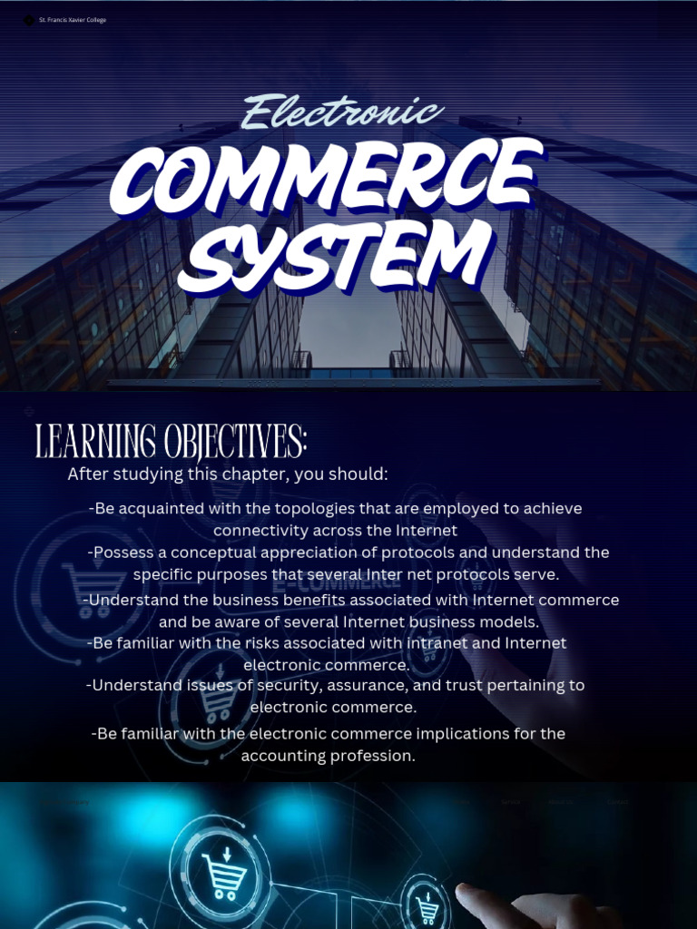 Electronic Commerce System | PDF | World Wide Web | Internet & Web